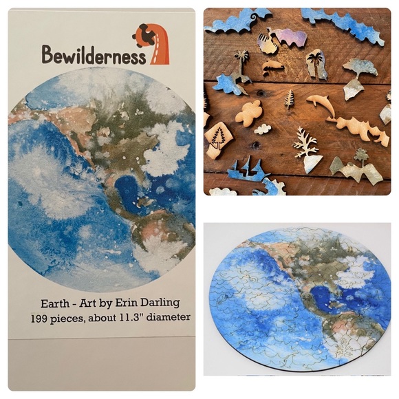 Bewilderness | Other | Earth 99 Pieces Land And Sea Wood Puzzle | Poshmark